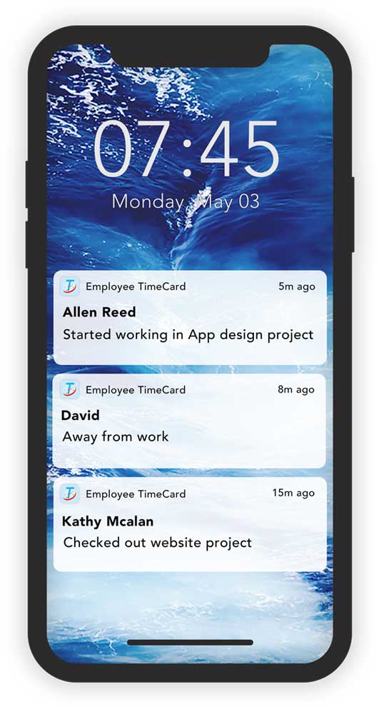 Timecard - GPS based Time Tracking Software