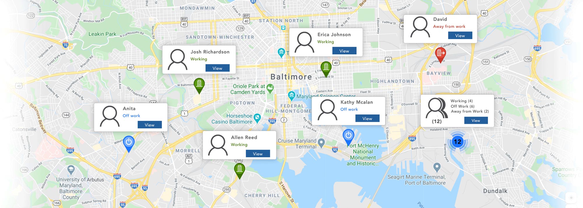 Timecard - GPS based Time Tracking Software